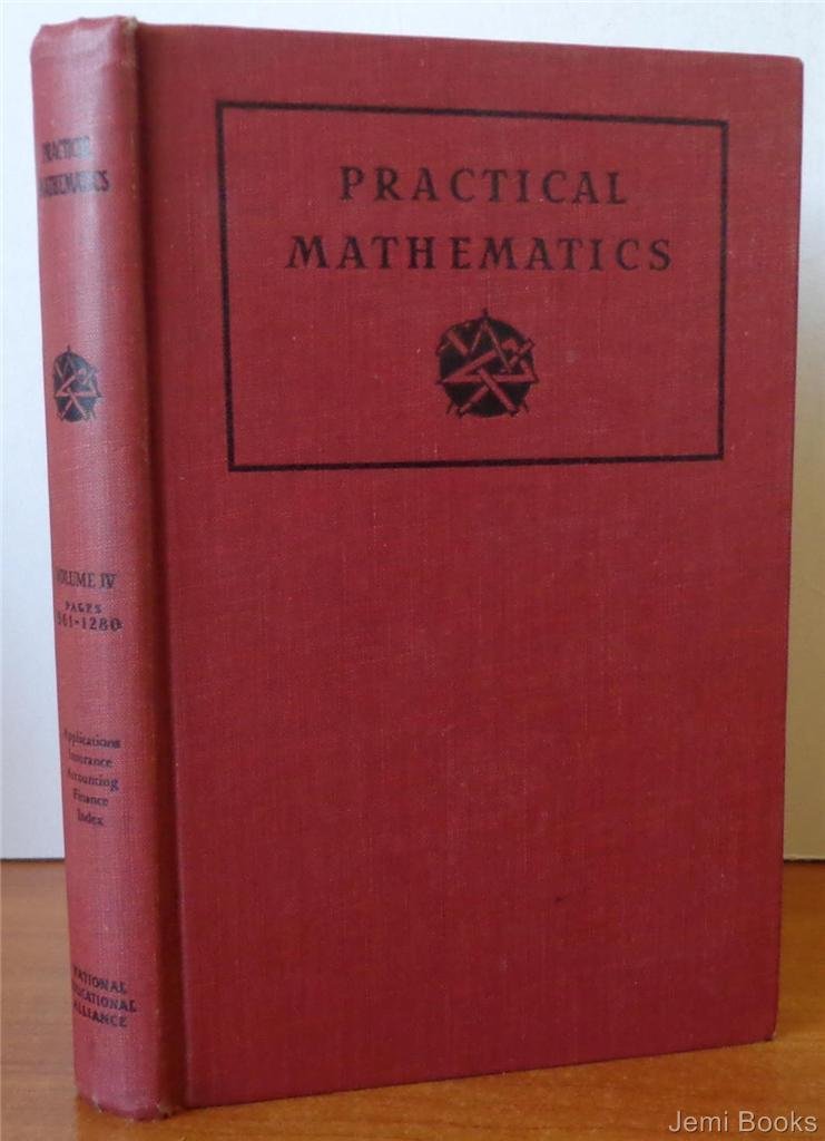 Amazon.com: Practical Mathematics Vol. IV (Only)- Theory And Practice ...