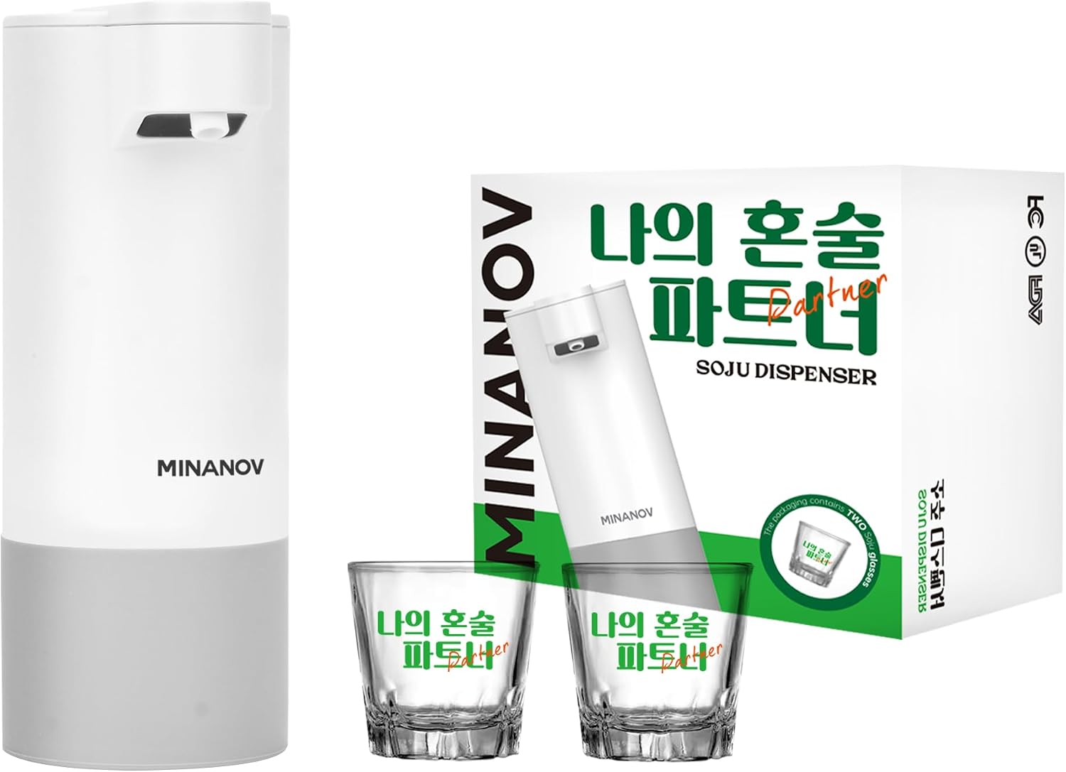 Amazon.com | Minanov Soju Dispenser - Battery Powered Automatic Soju ...