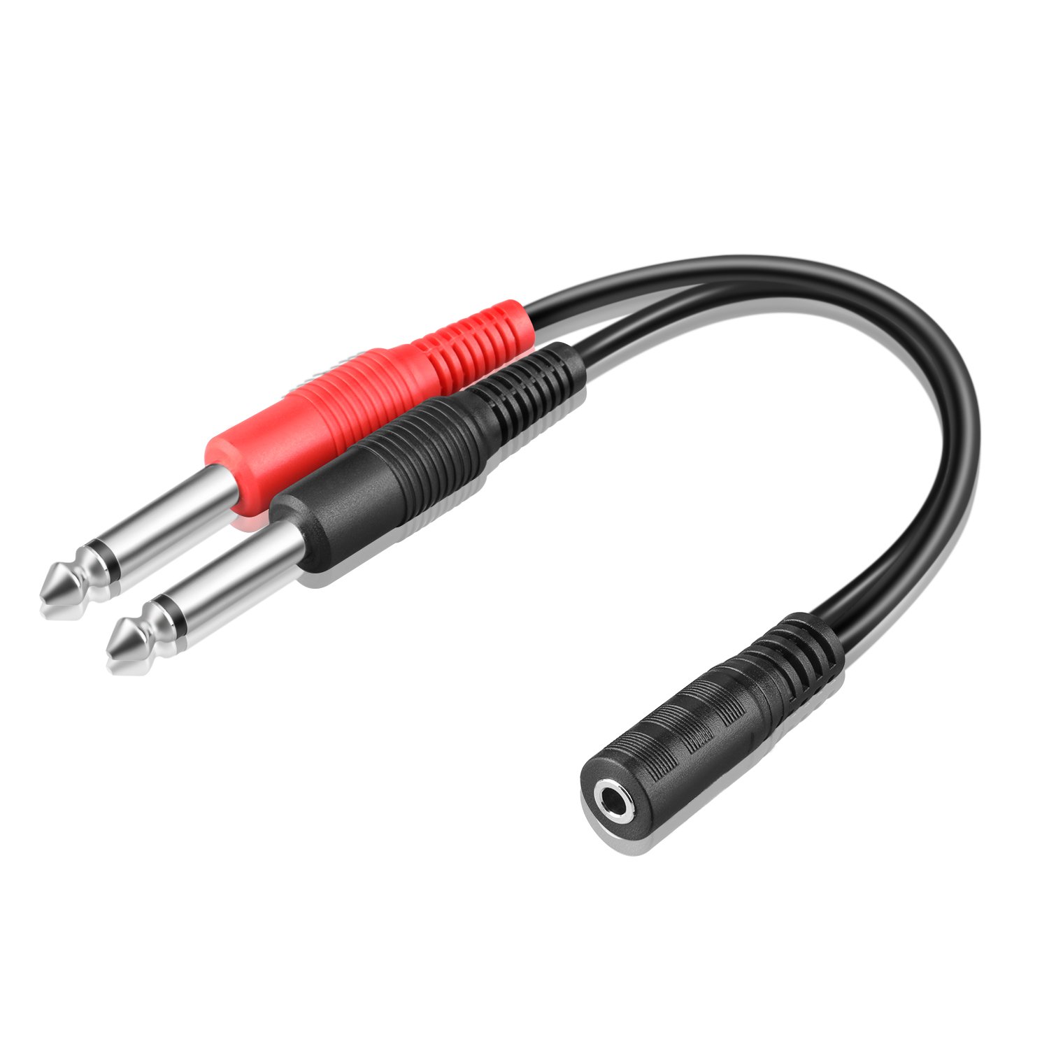 Buy TNP 3 5mm TRS To 2 Dual 1 4 Inch TS Stereo Audio Breakout Cable Buy TNP 3 5mm TRS To 2 Dual 1 4 Inch TS Stereo Audio Breakout Cable
