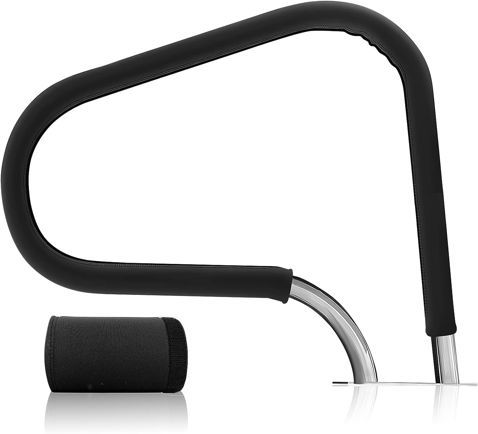 Amazon.com: Swimming Pool Hand Rail Cover Black Grip Pool Handrail ...