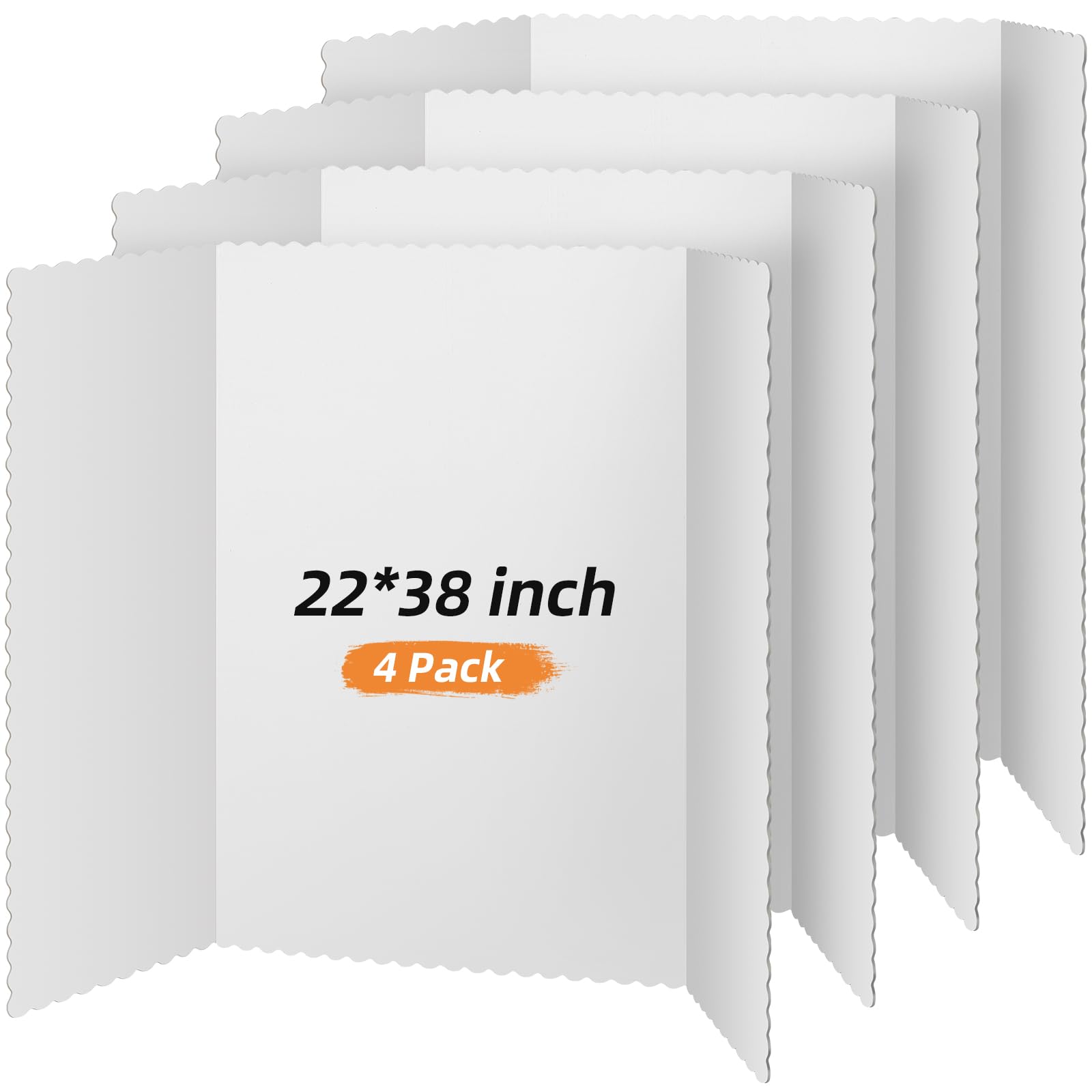 Snapklik.com : Henoyso 4 Pcs Trifold Poster Board Large Tri Fold ...