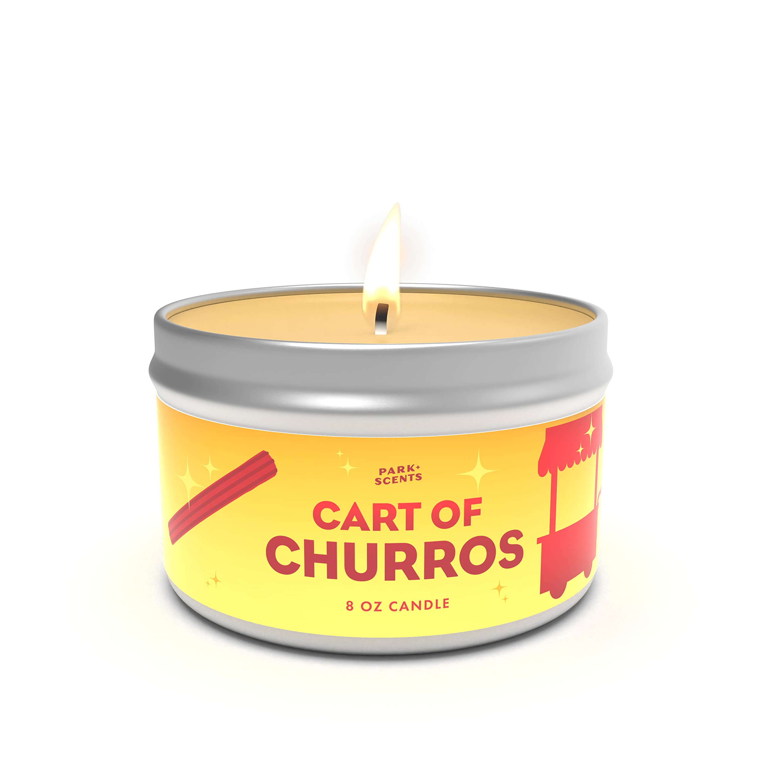Amazon.com: Park Scents Cart of Churros Candle - Authentic Sweet ...