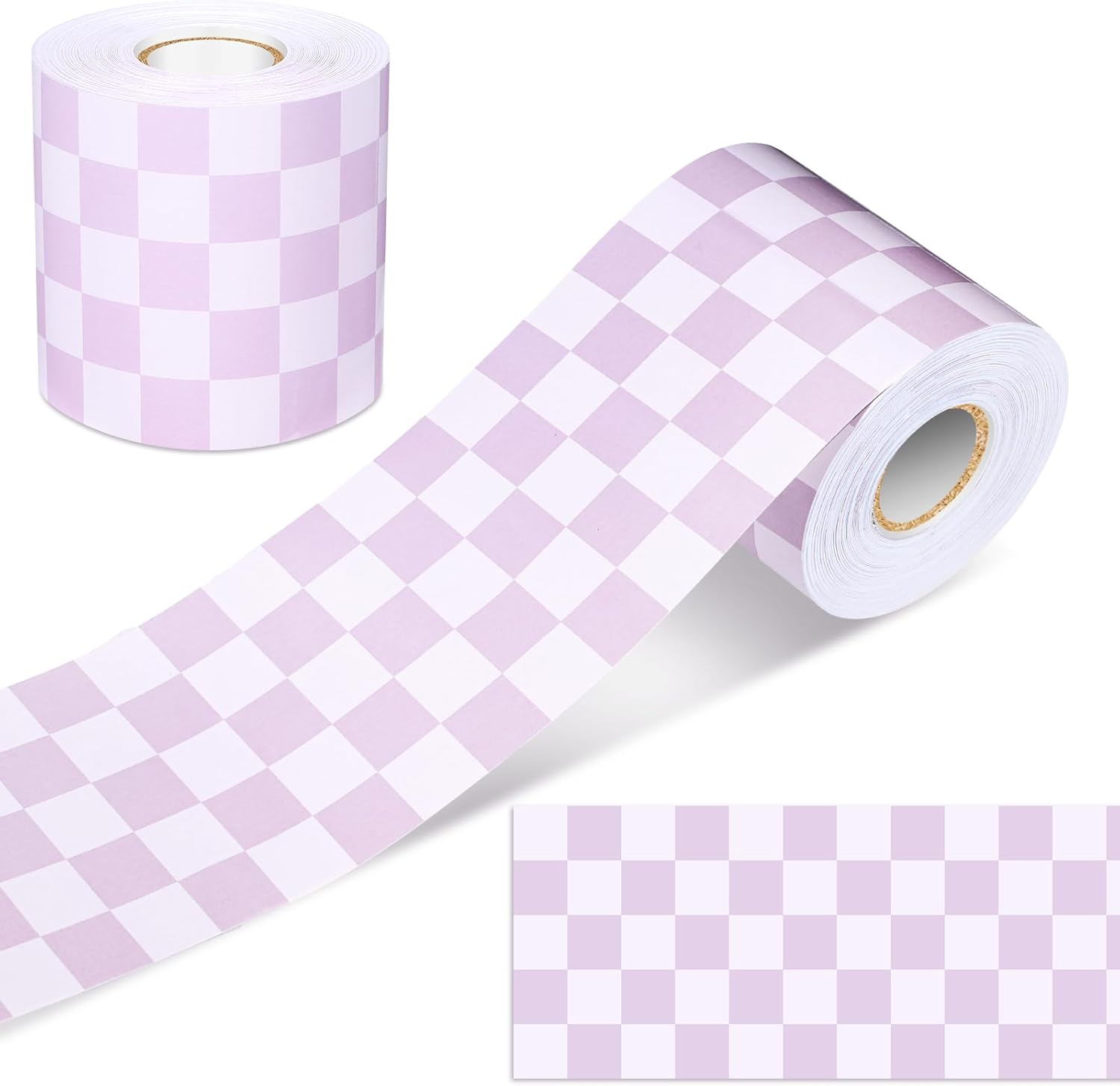 Amazon.com: Zonon 65 Feet Checkered Border for Bulletin Board Pastel ...