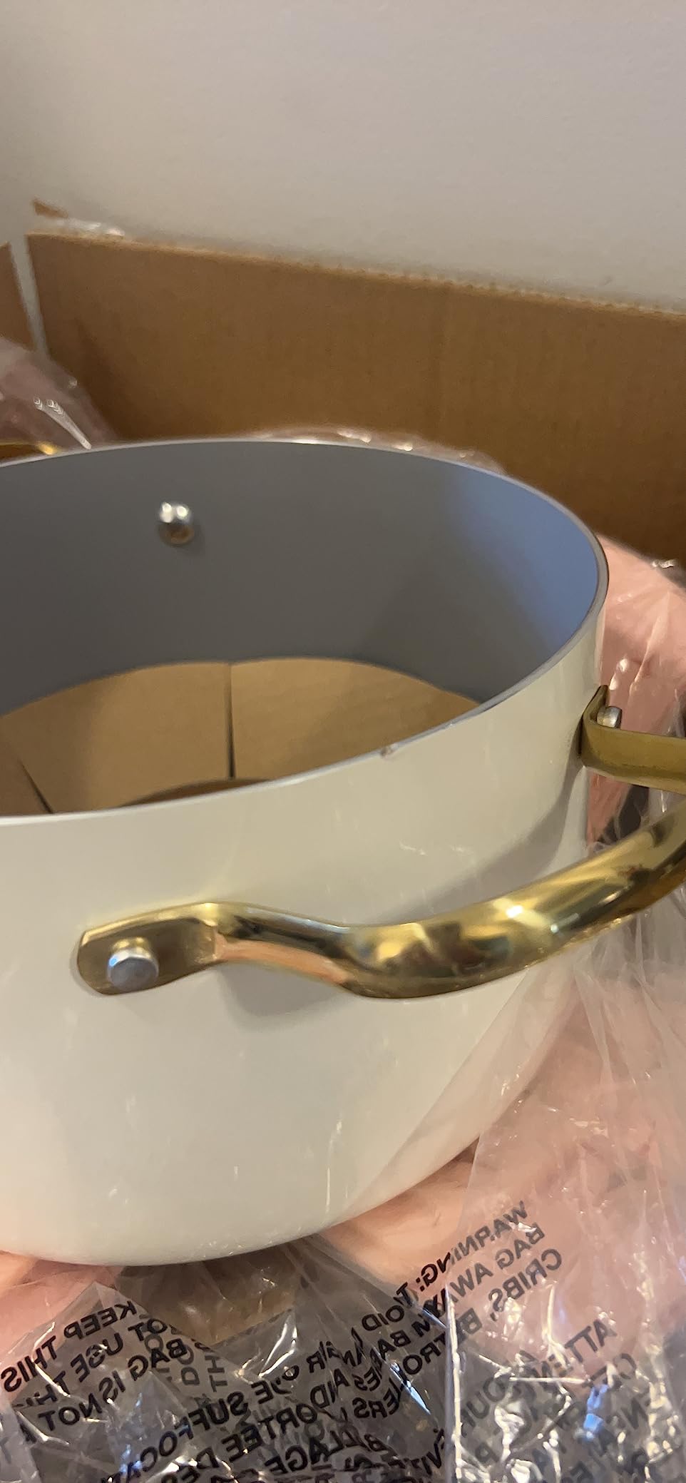 $17/mo - Finance Paris Hilton 12-Piece Cream Cookware Set + 7-Piece ...