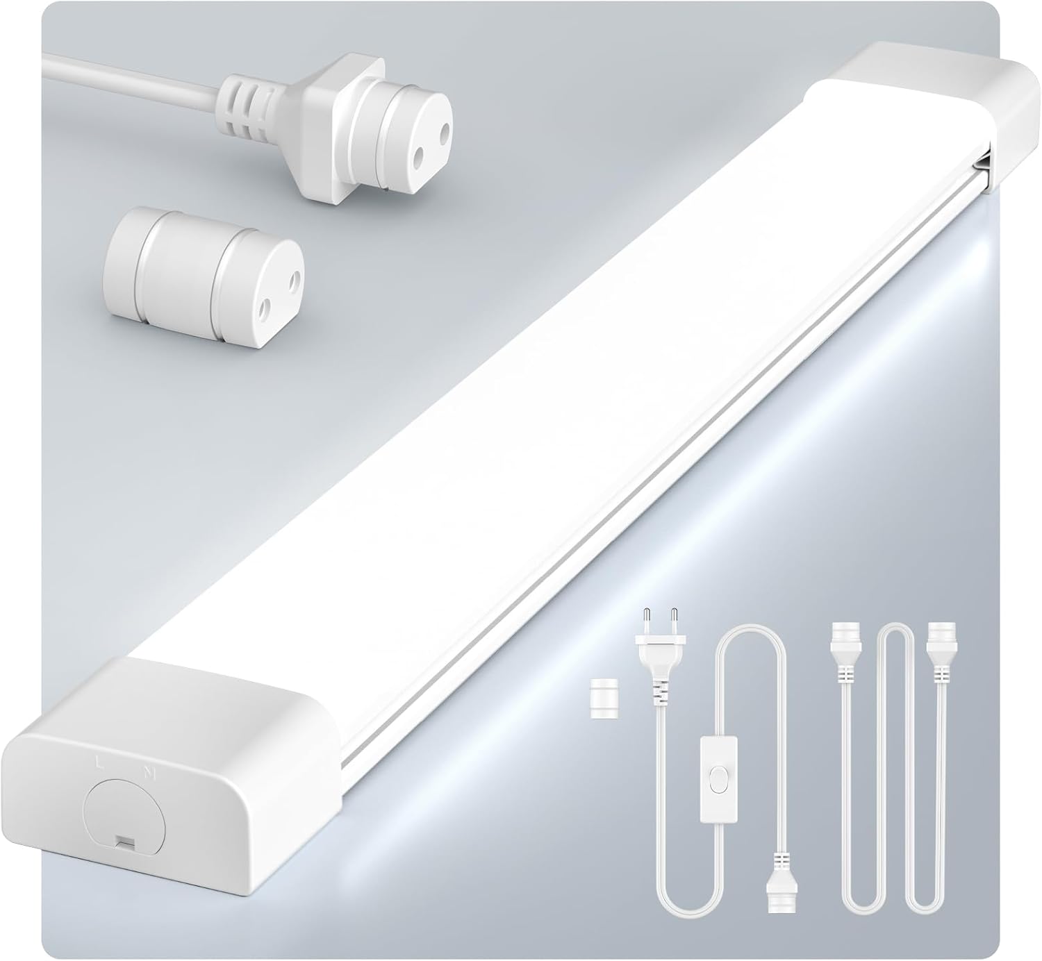 Anten Feuchtraumleuchte LED 120cm, 36W 4000LM Neonröhre, Kalteweiß 6000K Feuchtraumlampe, IP65 ...