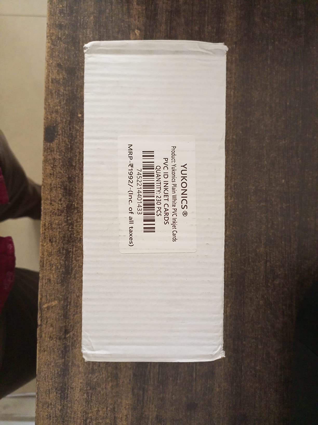 PVC Inkjet Card (Pack of 230) for Epson and Cannon etc Printers ...