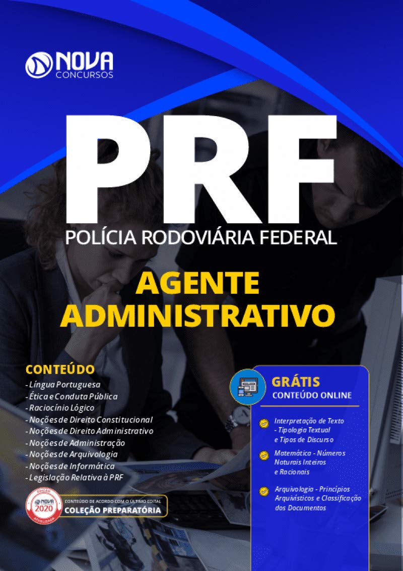 Apostila PRF 2020 - Agente Administrativo - Livros na Amazon Brasil