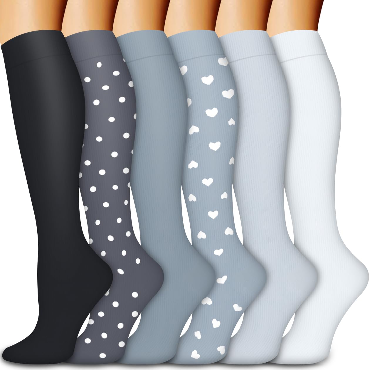 Snapklik.com : Bluemaple Copper Compression Socks For Women & Men ...