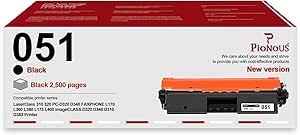 Amazon.com: 051 Toner Cartridge : 1 Pack 051 Toner PIONOS Compatible ...