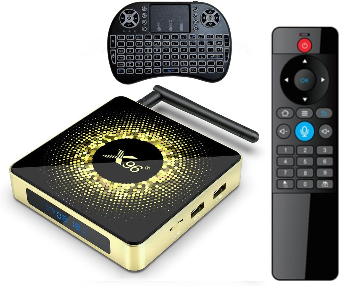 Amazon.com: SHYSKY X96 X10 8K Ultra HD Android TV Box Android 11.0 Amlogic S928X LPDDR4 4GB RAM ...