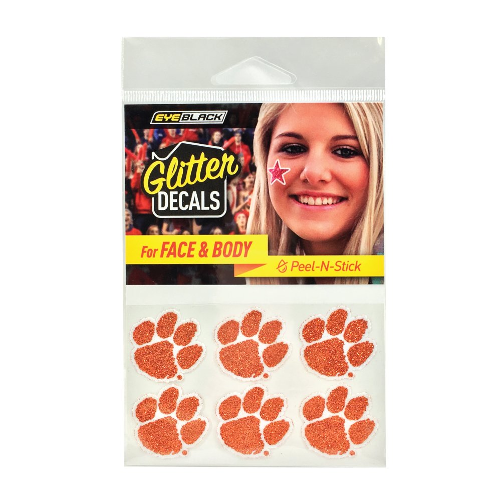 Snapklik.com : EyeBlack University Of Clemson Tigers Glitter Decal ...