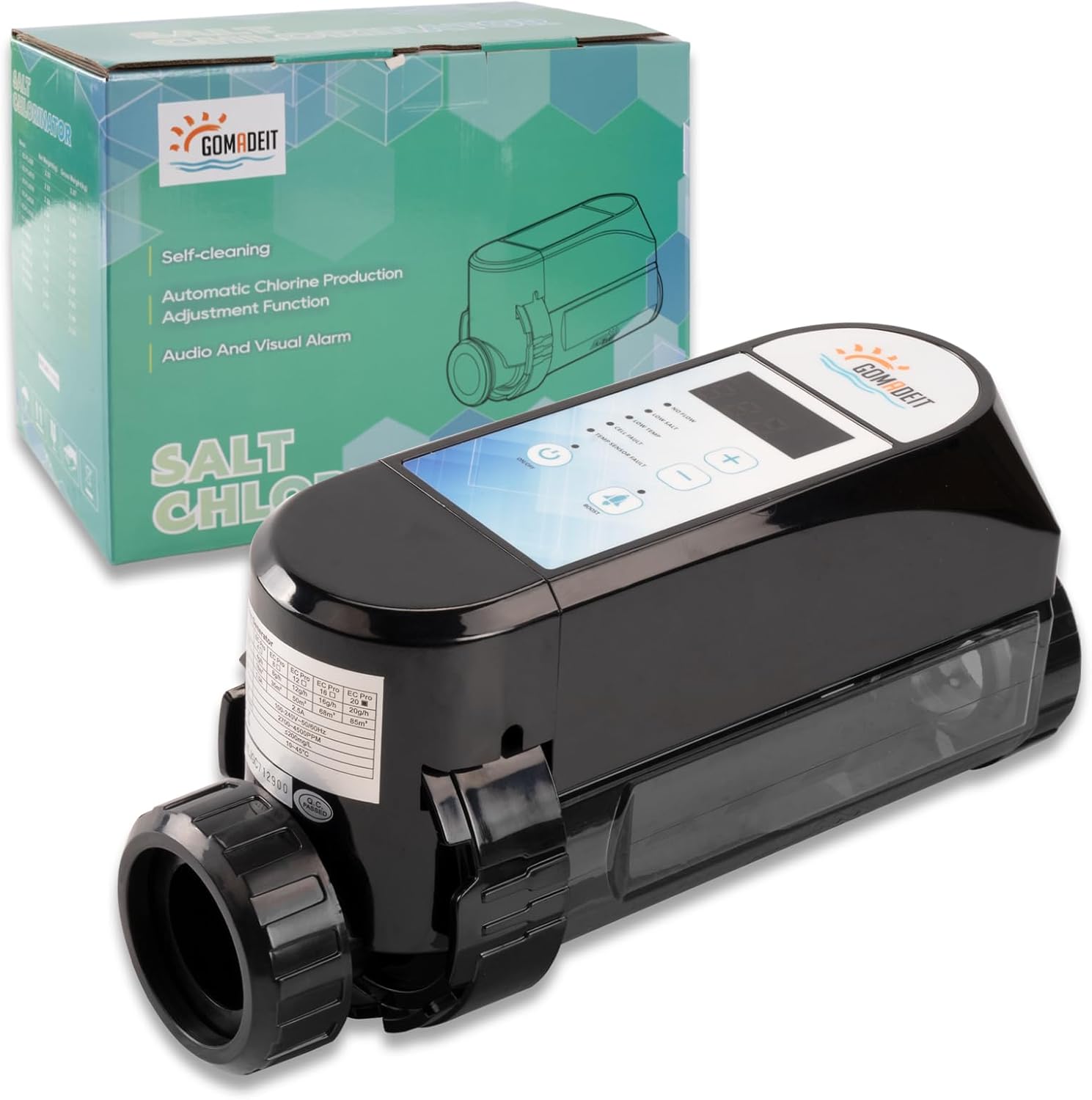 Amazon.com : Salt Pool Chlorinator System, Salt Chlorine Generator for ...