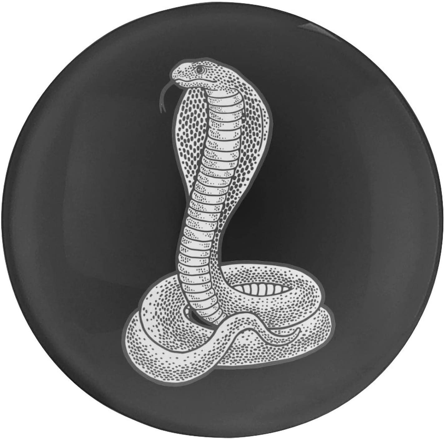 Amazon.com: Cobra-Snake Fridge Magnet Round Glass Strong Magnetic ...