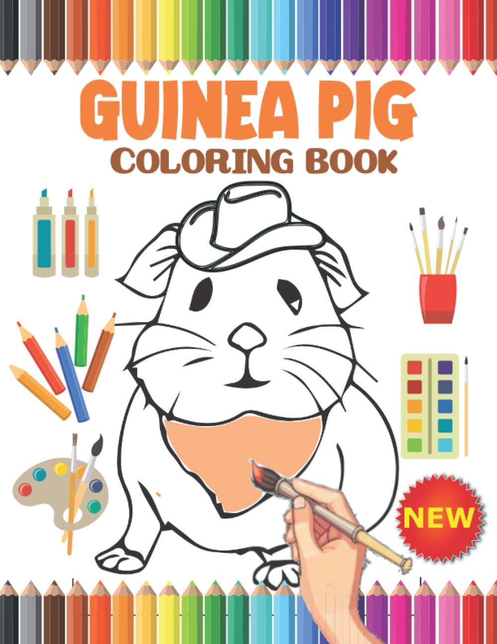 Guinea Pig Coloring Sheet