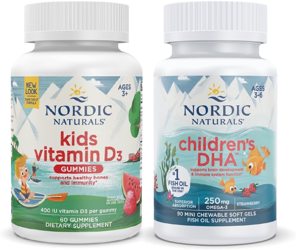 Amazon.com: Nordic Naturals Children's Cognitive and Bone Density Starter Pack - Children's DHA ...