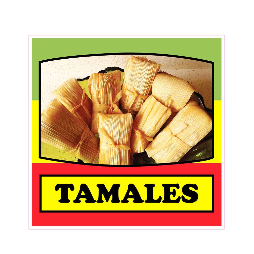 Amazon.com: Tamales Concession Restaurant Food Truck Die-Cut Vinyl ...
