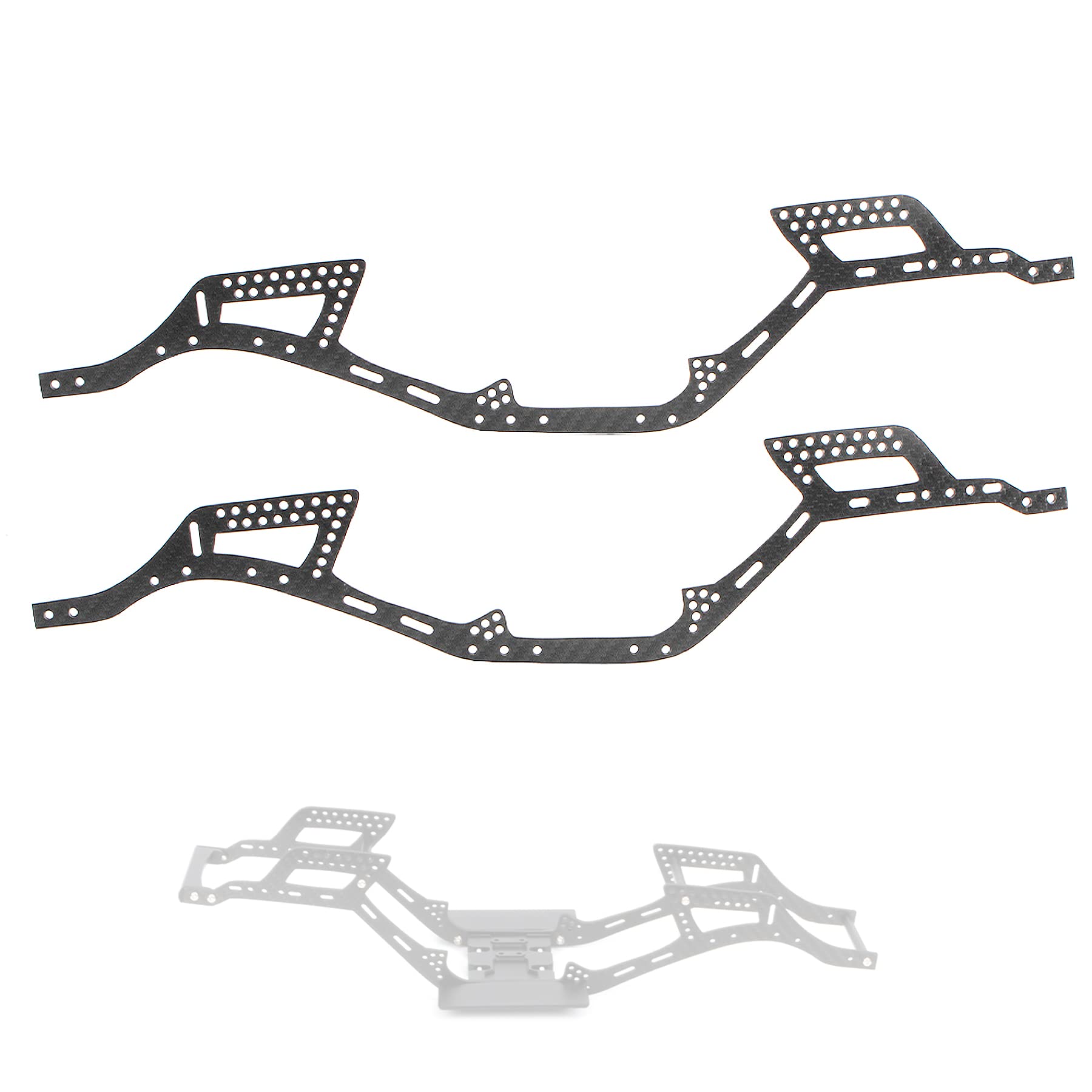 Amazon.com: RC Frame Chassis Kit for 1/10 RC Rock Crawle, Gen2 Carbon ...
