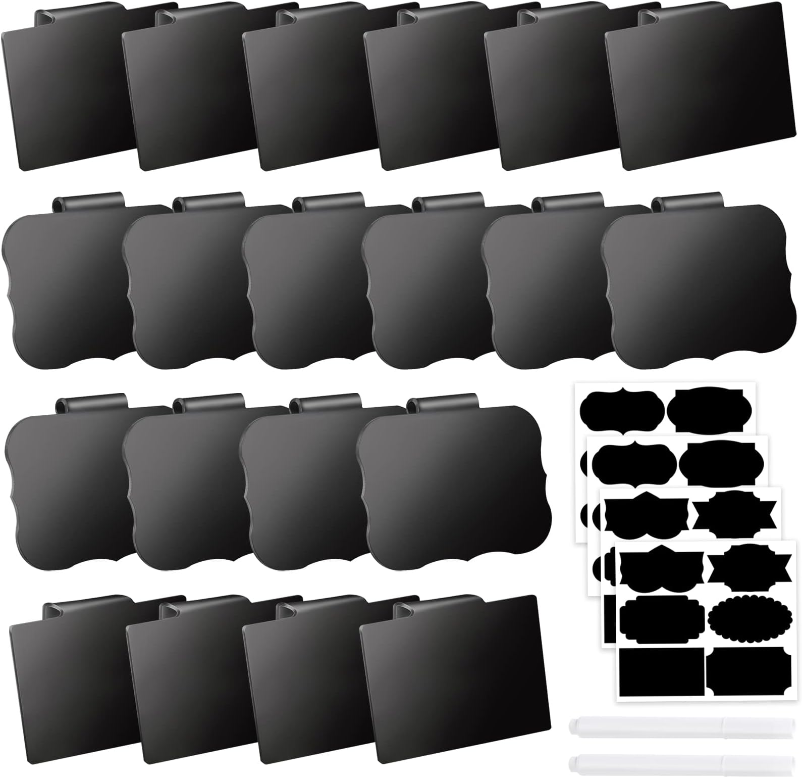 Amazon.com : Openfly 46Pcs Basket Labels Clip On Set Include 20 Storage ...