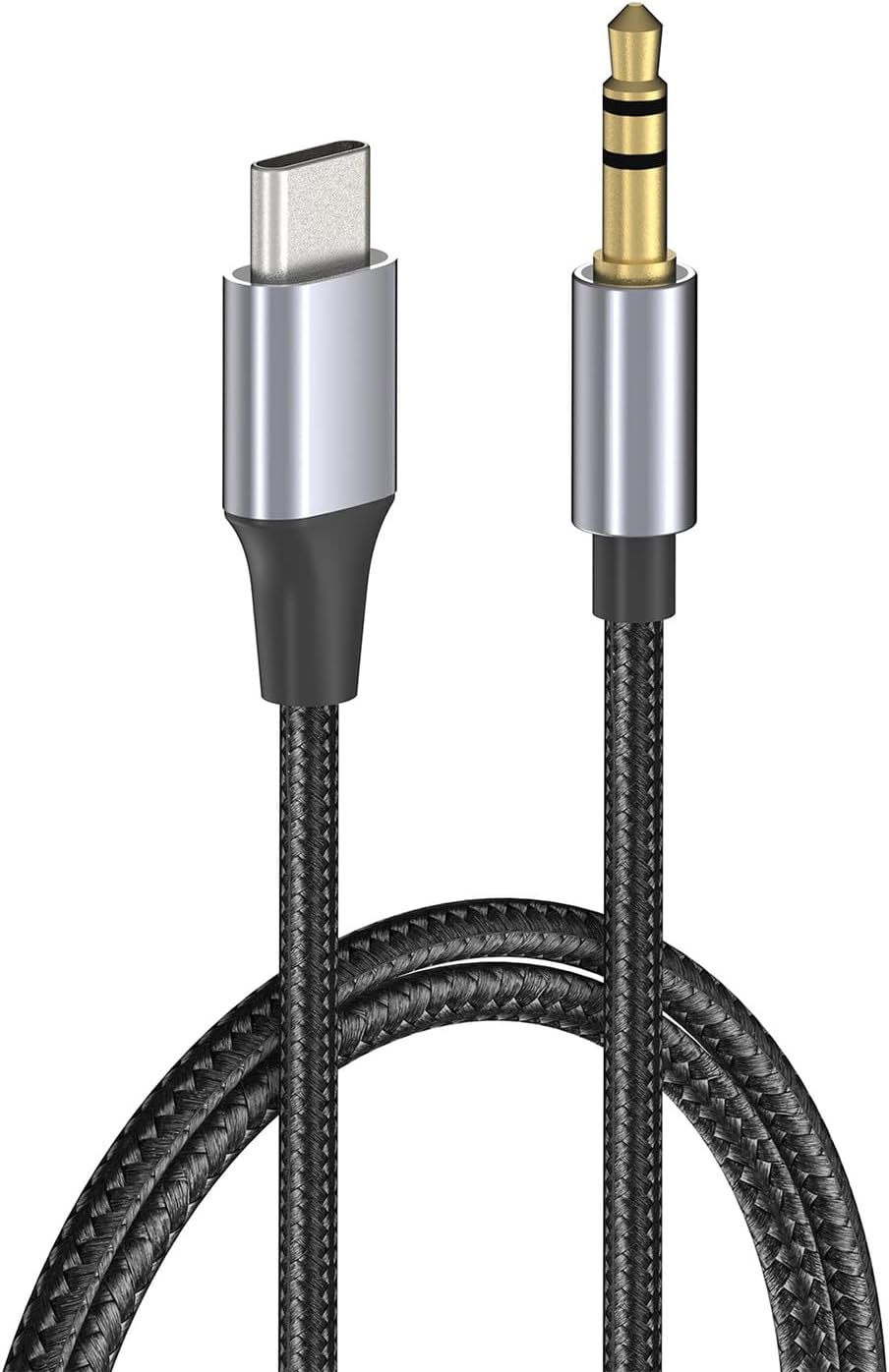 Amazon.com : KUFptva USB C to 3.5mm Port AUX Cable Noise Reduction ...
