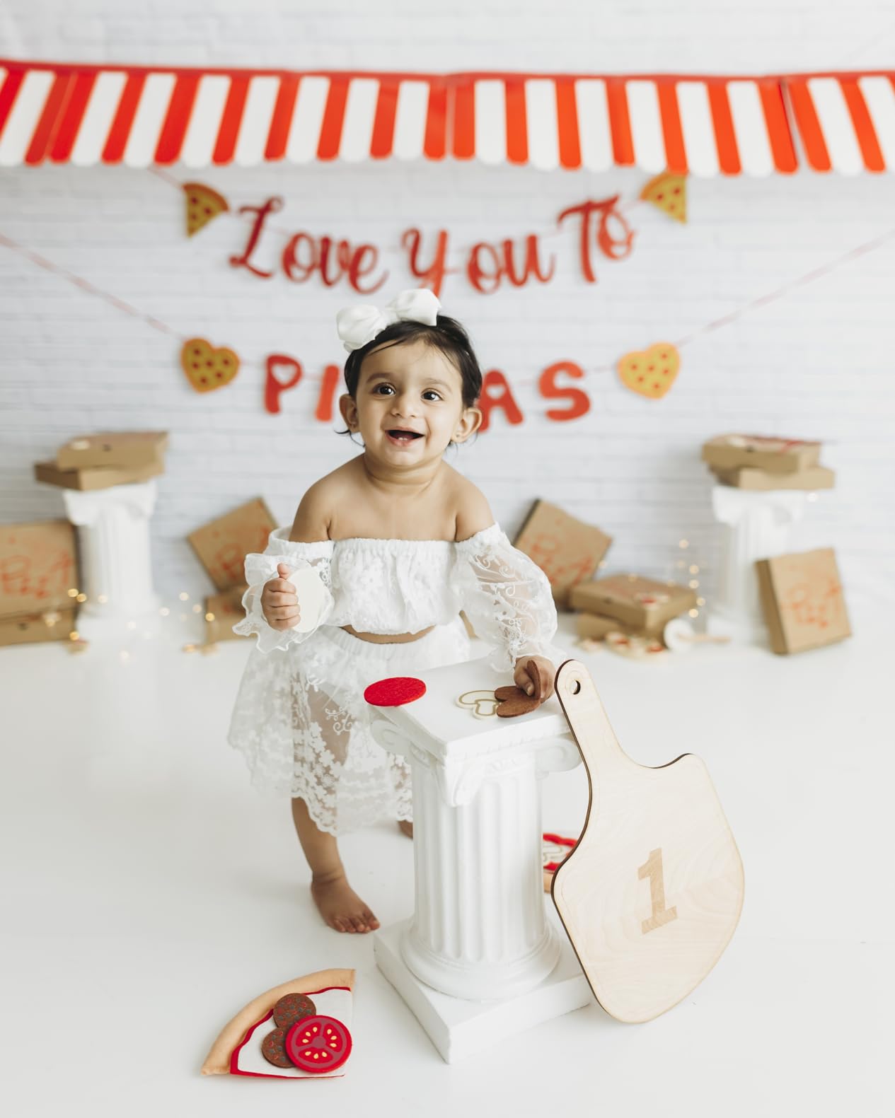 Amazon.com: Love You To Pizzas Banner Valentine’s Day Pizzas Party ...