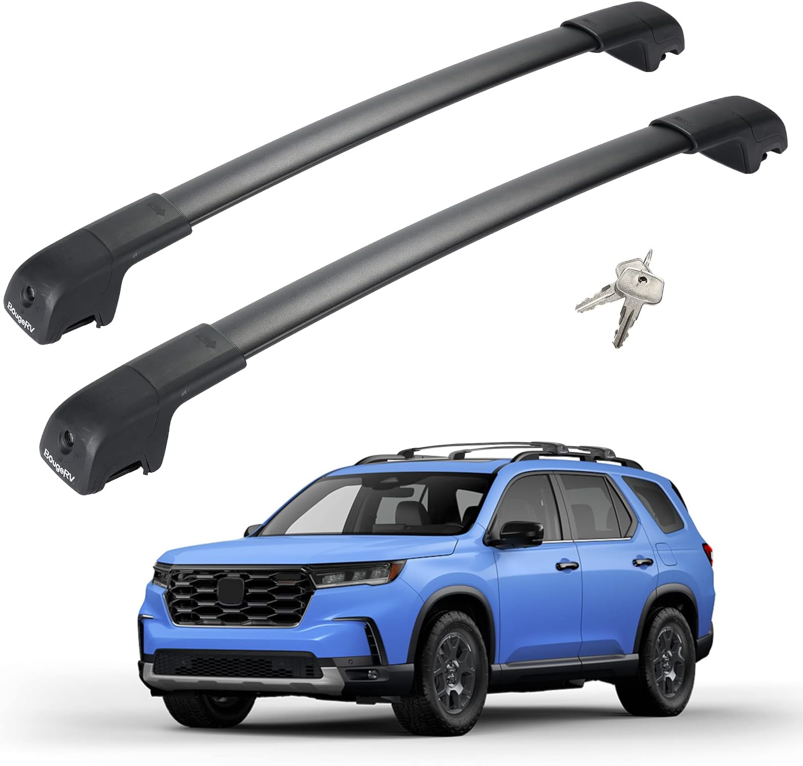 Amazon.com: Real All Aluminum Roof Racks for 2023 2024 Honda Pilot ...