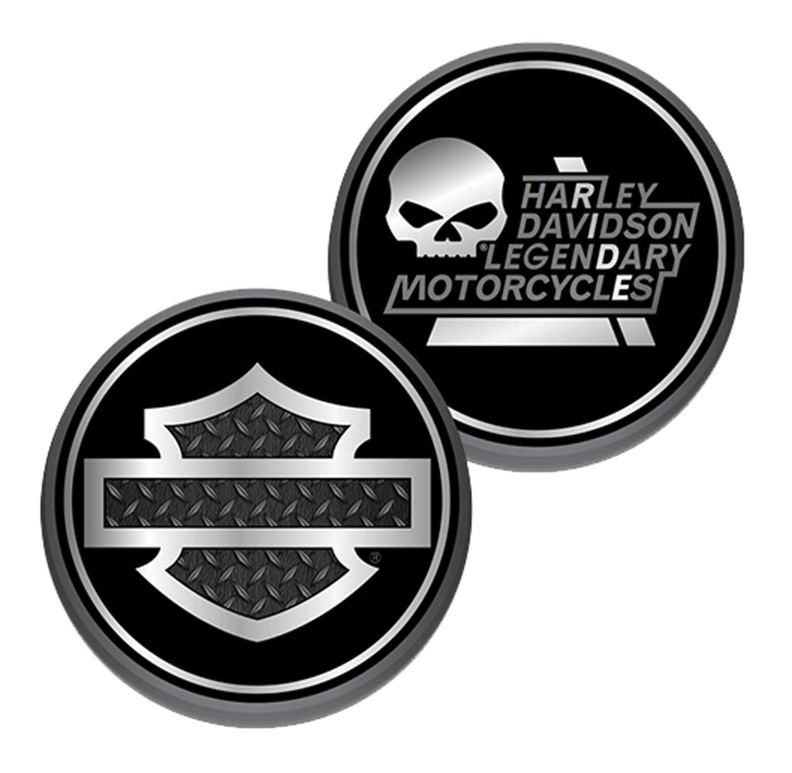 Amazon.com: Harley-Davidson Ride Bar & Shield Metal Challenge Coin, 1. ...