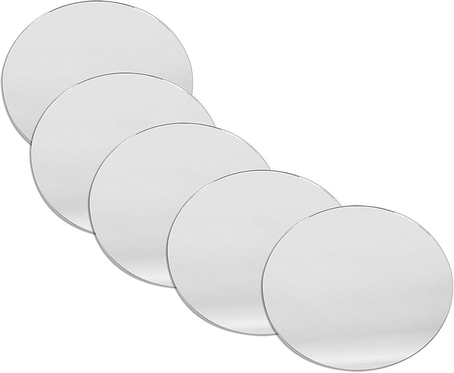 Amazon.com: WGV Round Mirror Plate Sets Bulk 12" Diameter, 4.5 mm ...