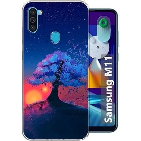 Fashionury Back Cover for Samsung Galaxy M11 (Silicone_Multi-Coloured ...