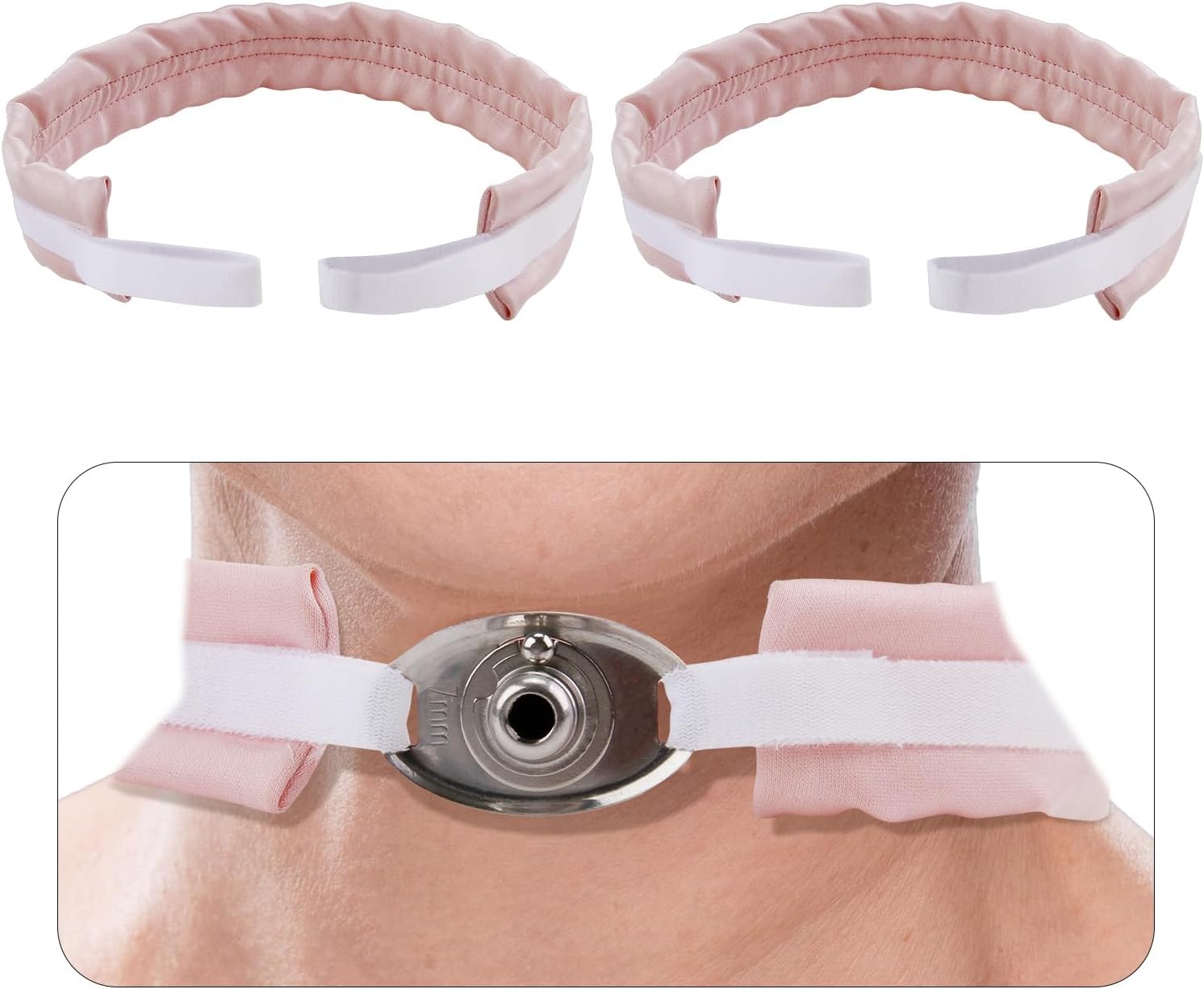 Amazon.com: 2 Pack Adjustable Tracheostomy Tube Holder,Tracheostomy ...