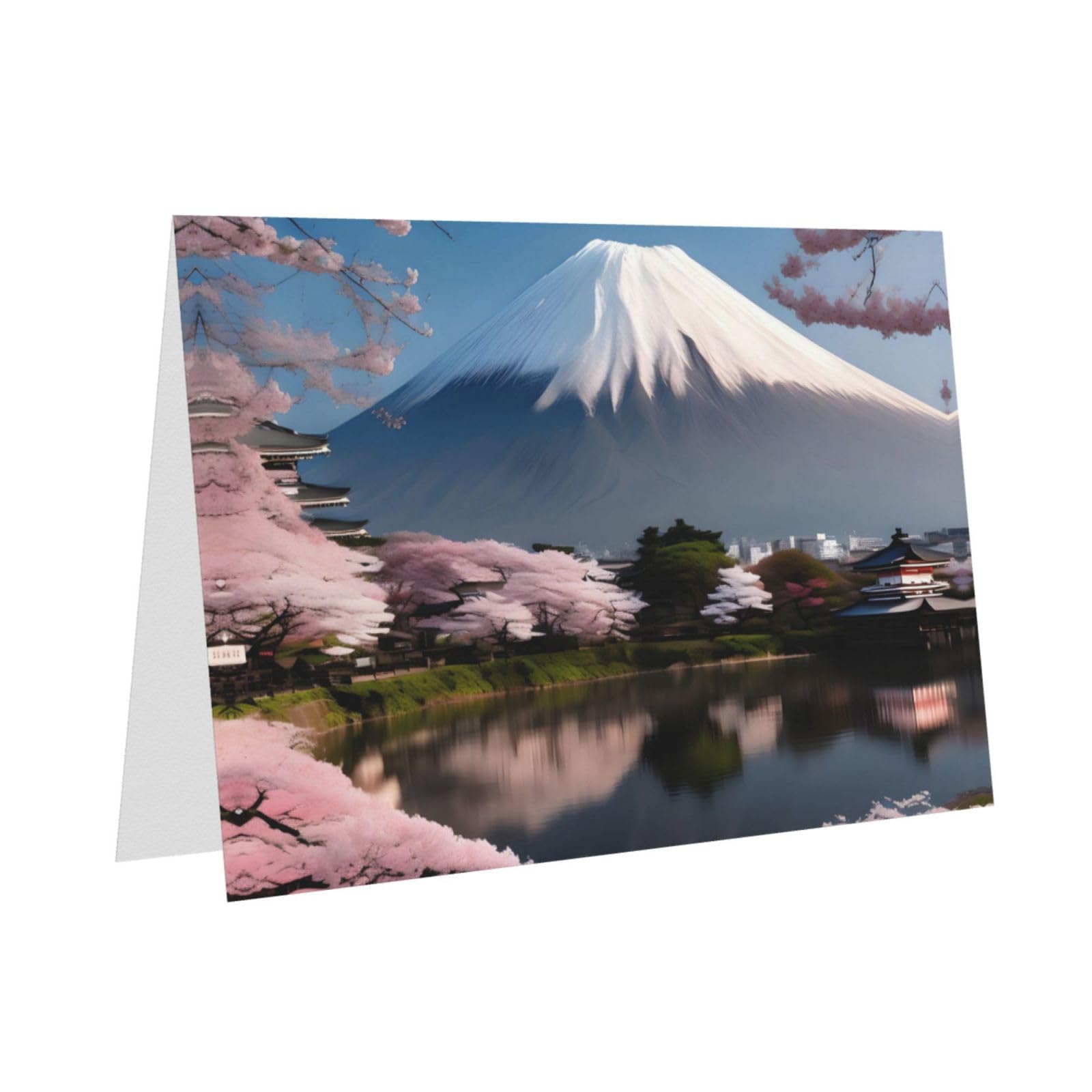 Snapklik.com : Mt. Fuji In Early Spring Blank Greeting Cards