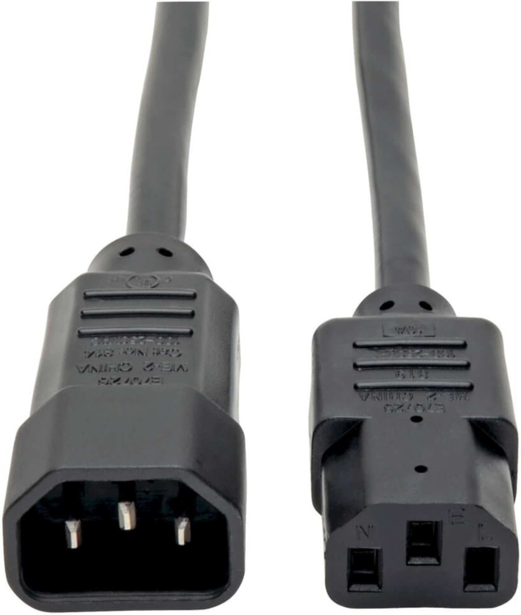 Amazon.com: Cable Matters 2-Pack Computer to PDU Power Extension Cord ...