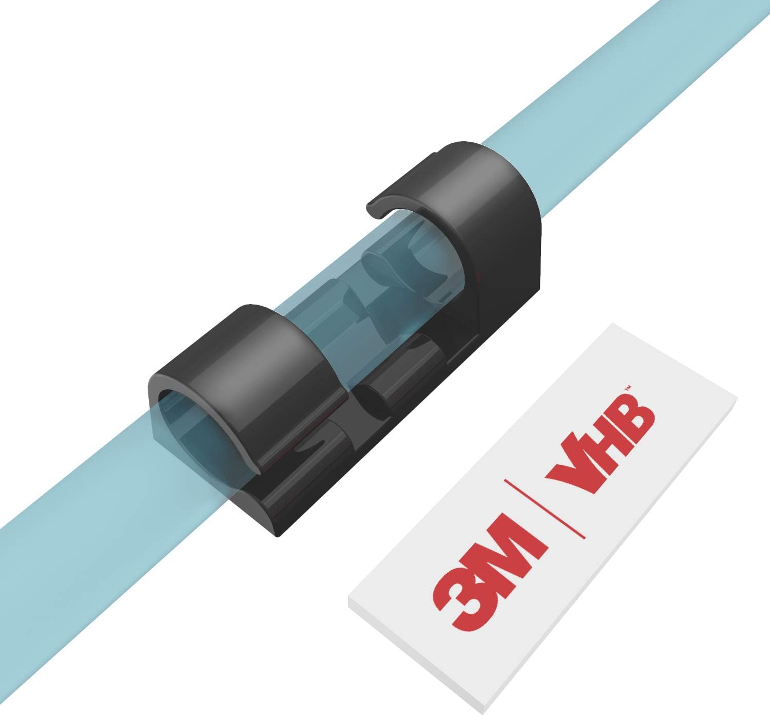 Amazon.com: 25 Pcs Black Adhesive Backed Nylon Wire Adjustable Cable ...