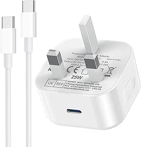 Samsung USB C Charger Plug and Cable 1M, Samsung Fast Charging USBC ...