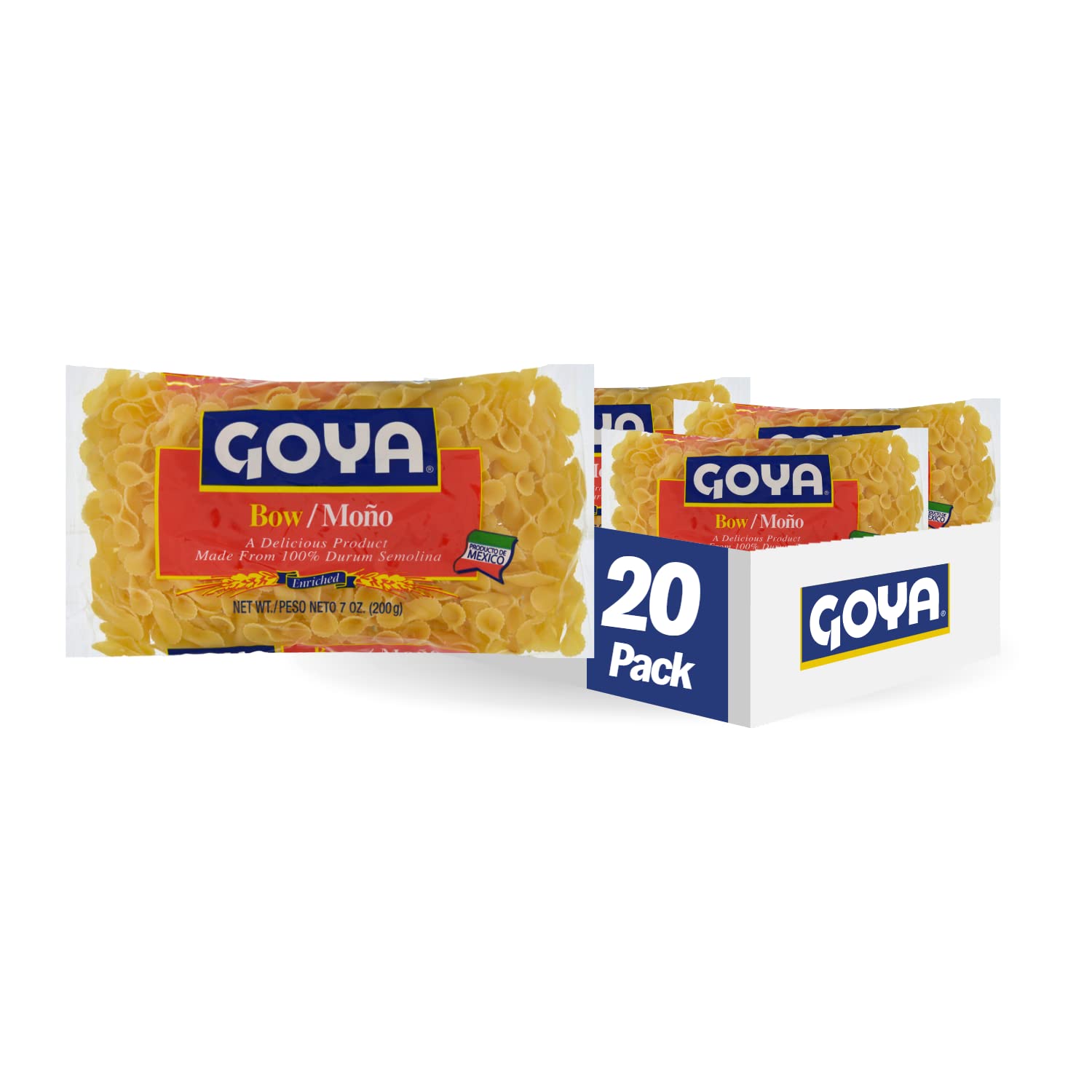Amazon.com : Goya Bow Tie Pasta, 7 Ounce (Pack of 20) : Allspice Spices ...