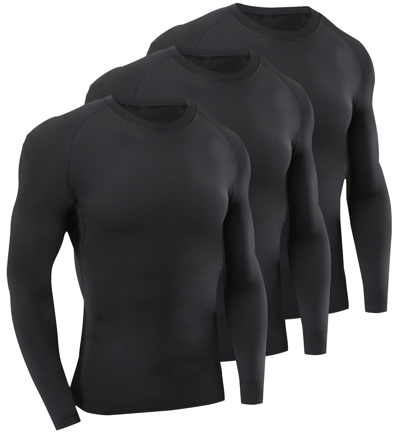 Snapklik.com : SILKWORLD Mens Thermal Long Sleeve Compression Shirts ...