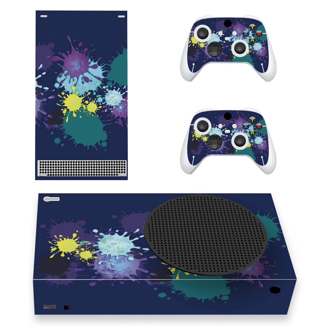 Snapklik.com : PlayVital Splattering Paint Custom Vinyl Skins For Xbox ...