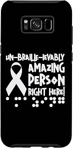 Amazon.com: Galaxy S8+ Braille Blind Blindness Awareness Visually ...