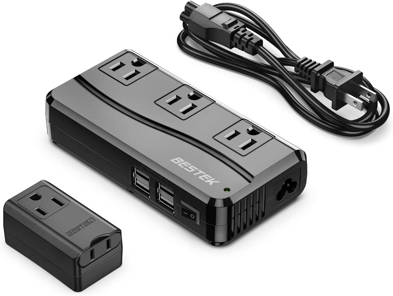 Amazon.com: BESTEK Power Converter 220V to 110V Travel Voltage ...