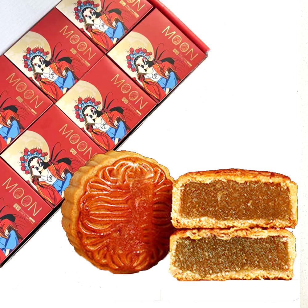 Amazon.com: 8pc Peach Mooncake Flavour mooncakes chinese ...