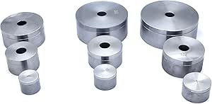 LOUDERLUN 9 Piece Dimple Die Set : 1/2", 3/4", 1", 1-1/4", 1-1/2", 1-3/ ...