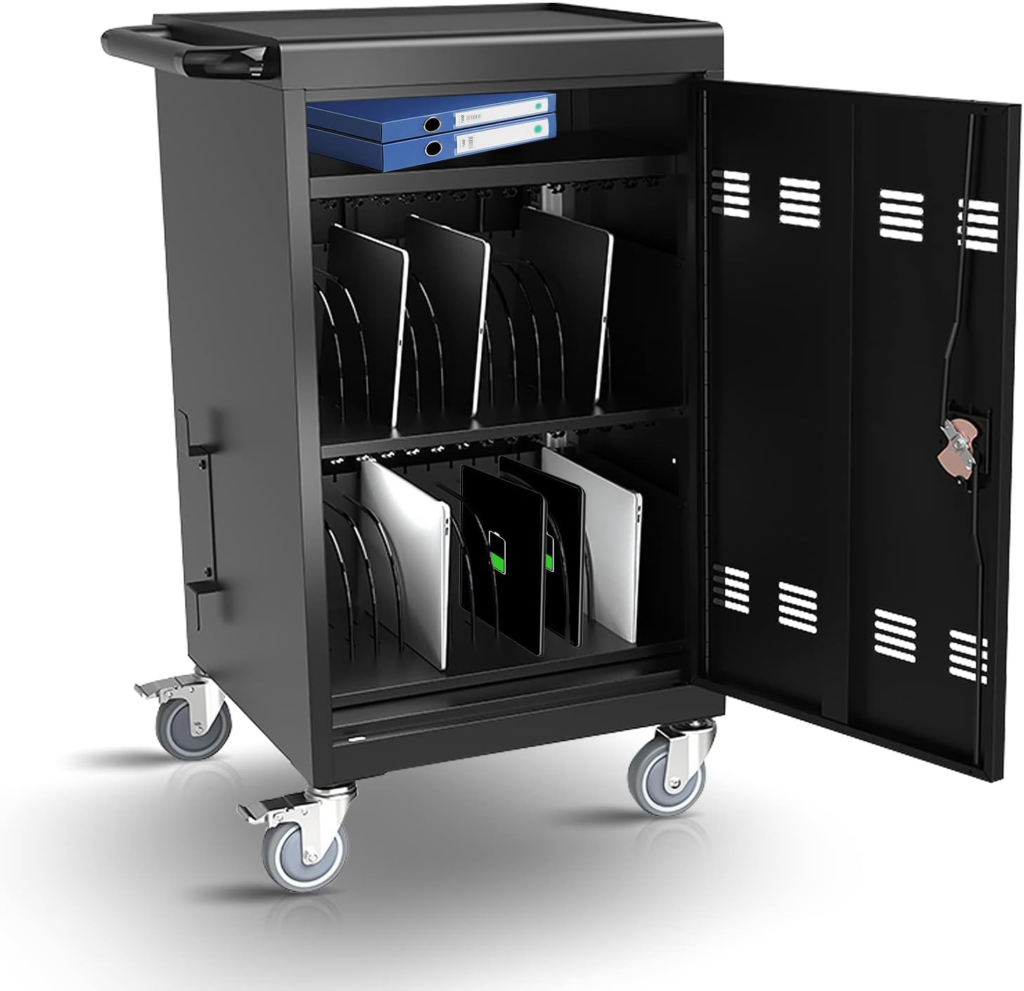 Amazon.com: 30 Device Mobile Laptop Charging Cart for iPad Laptop ...