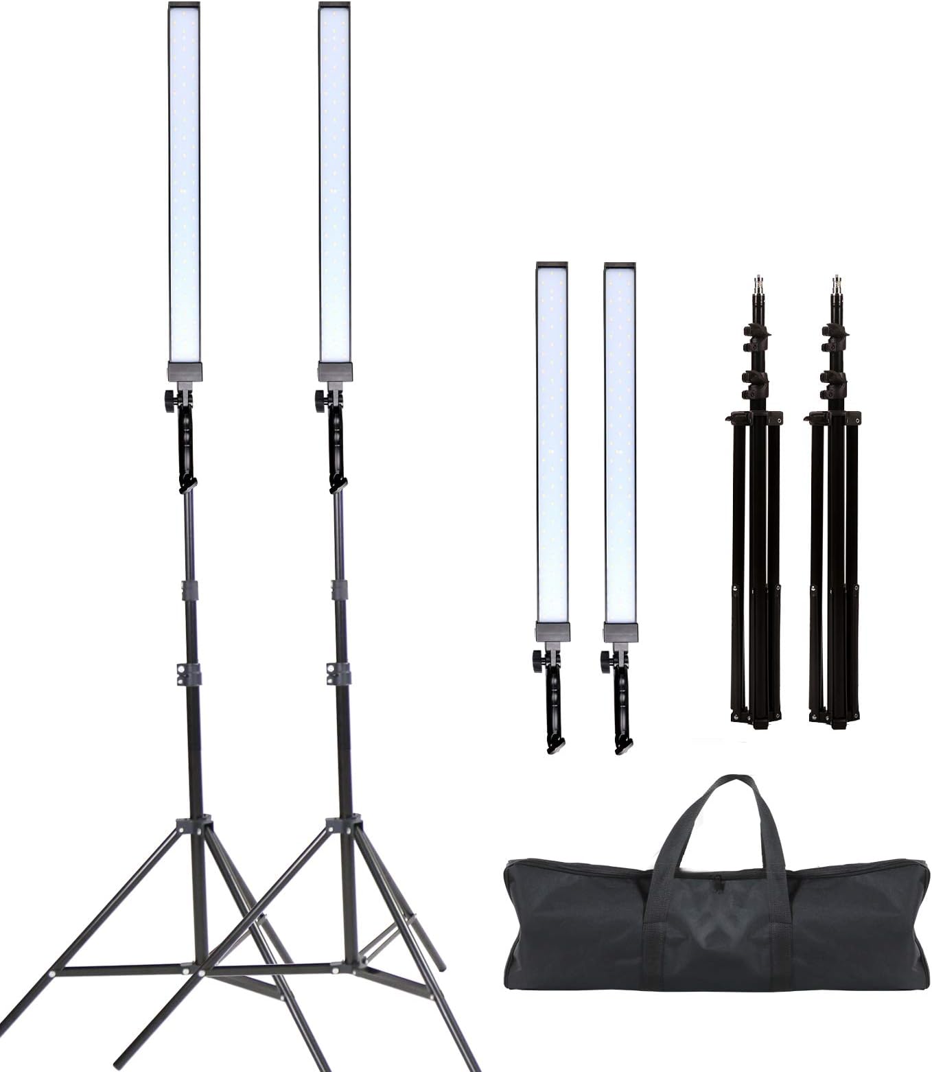 Amazon.com : Kanayu LED Video Light Photography Studio Lighting Kit ...