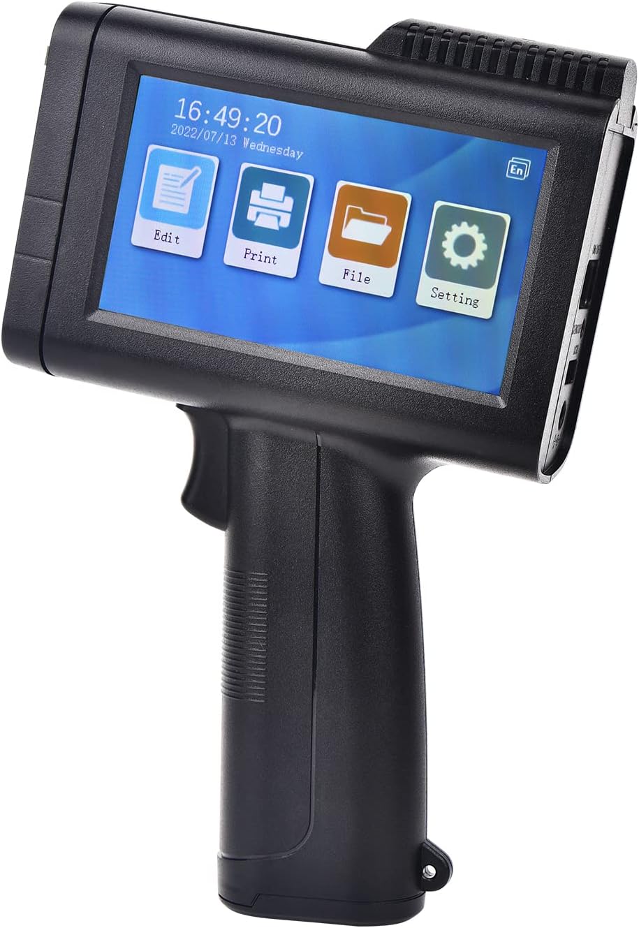 Mingzhe Portable Handheld Inkjet Printer with 4.3 Inch Touchscreen ...