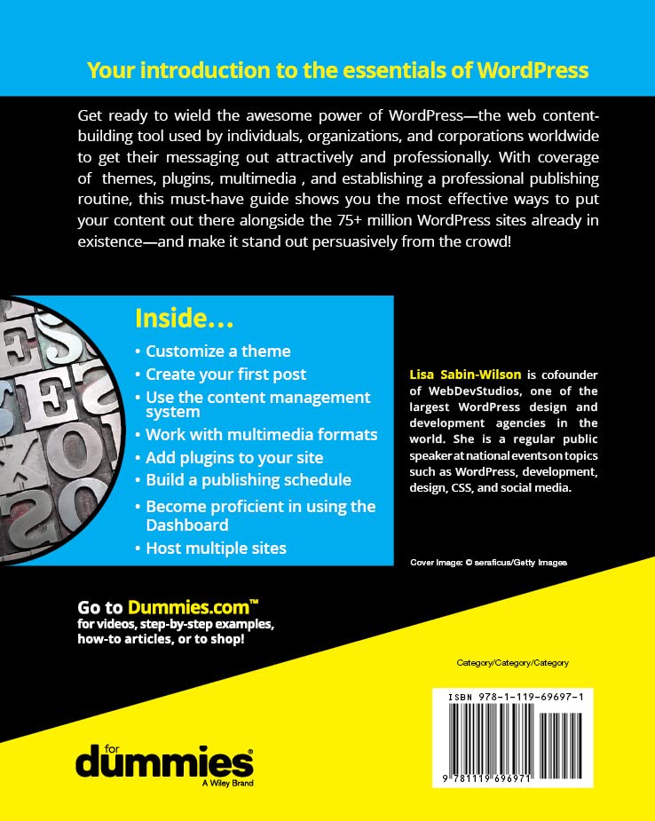 WordPress For Dummies (For Dummies (Computer/Tech))