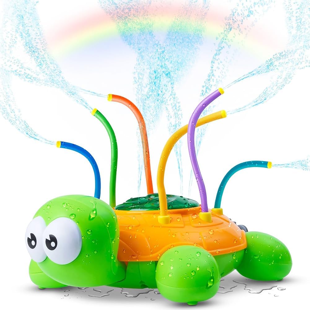 Fun Sprinkler Toy, Outdoor Toys for Toddlers, Water Spray Sprinkler for ...