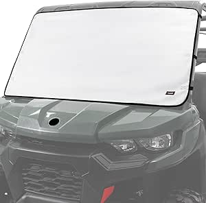 Amazon.com: StarknightMT UTV Windshield Snow Cover Compatible with Can ...