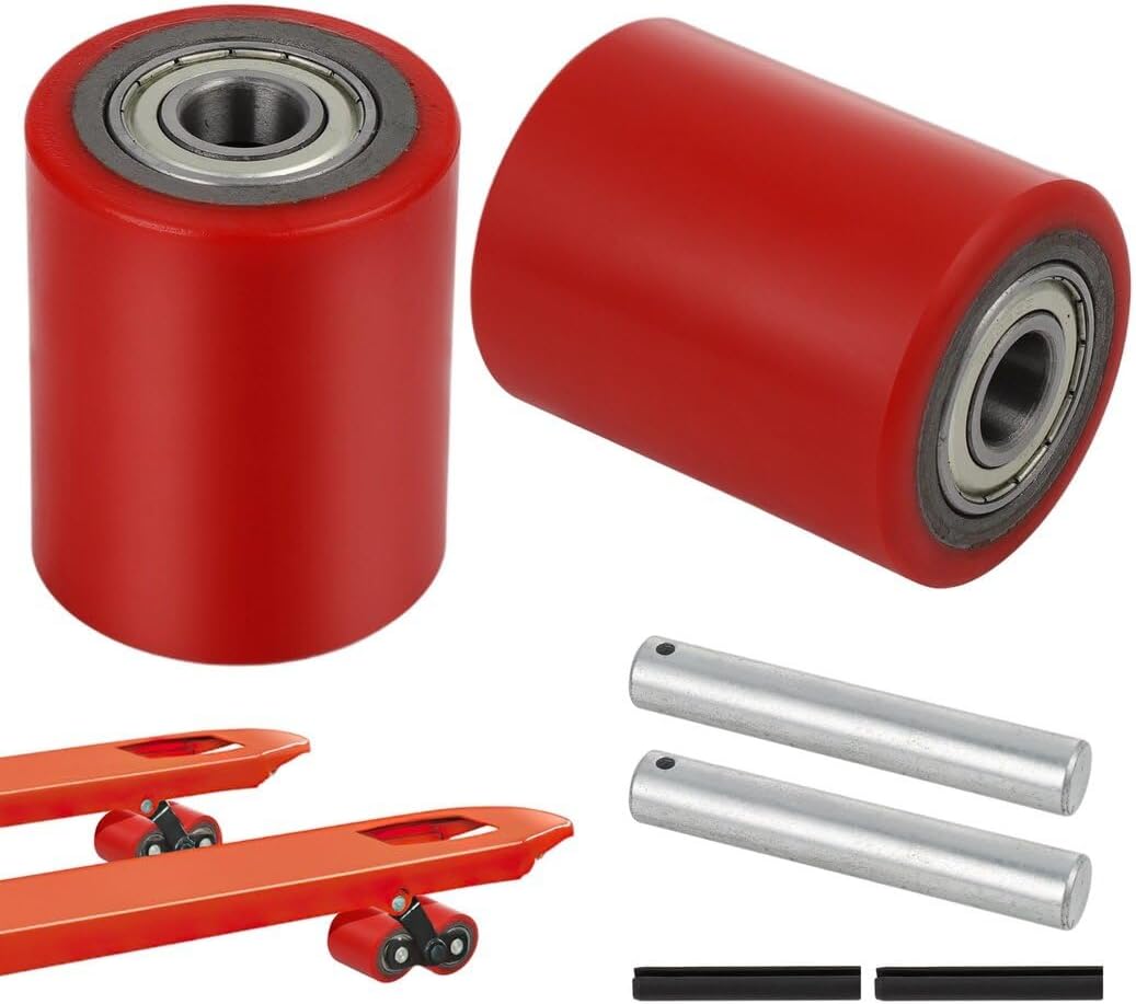 Amazon.com: 1 Pair Pallet Jack Load Wheels, Manual Pallet Jack Truck ...