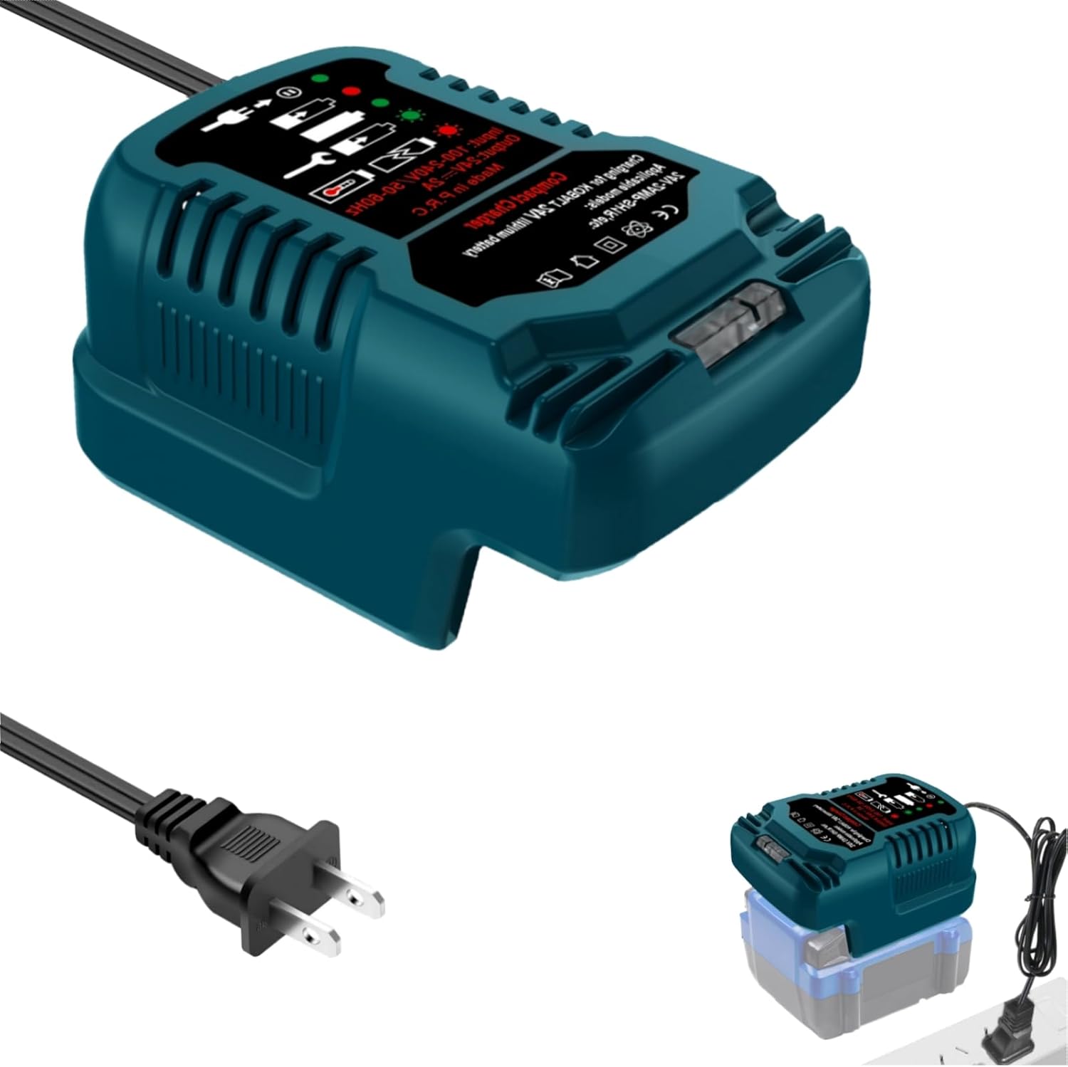 Amazon.com: for Kobalt 24V Battery Charger, Mini Compact Size Charger ...