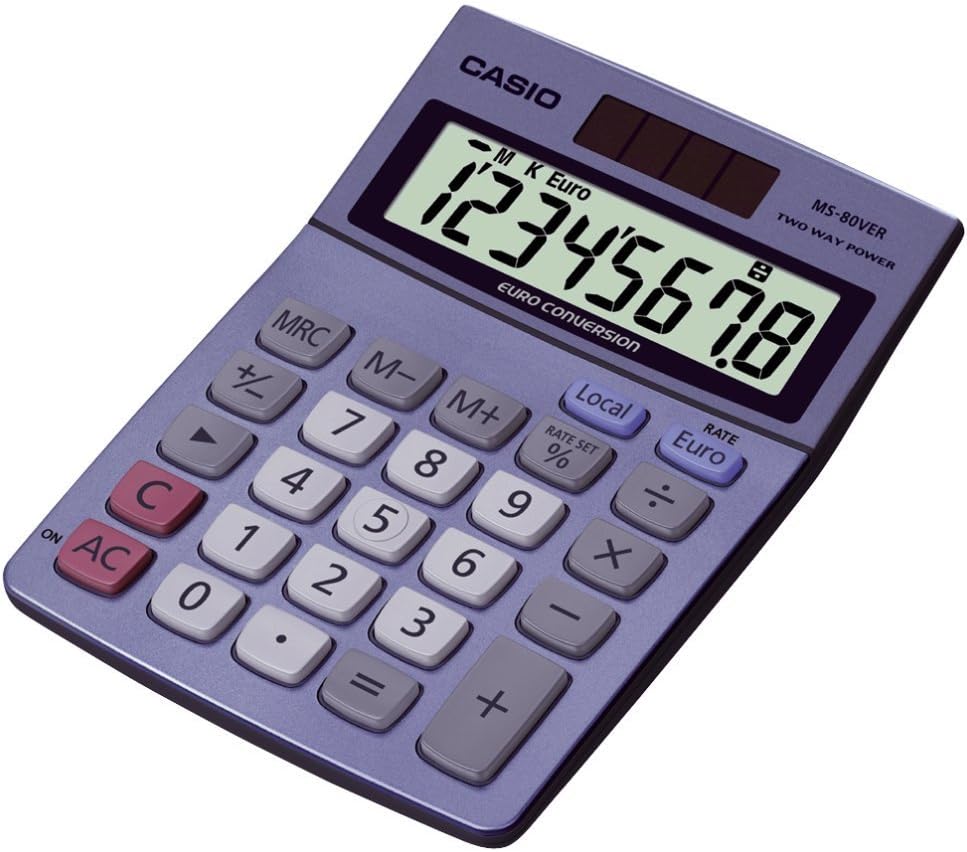 Casio MS-80S Tischrechner : Amazon.de: Bürobedarf & Schreibwaren