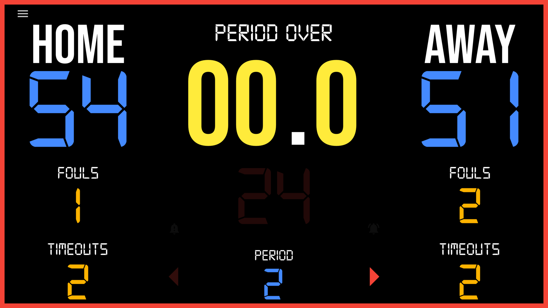 BT Basketball Scoreboard - App on Amazon Appstore